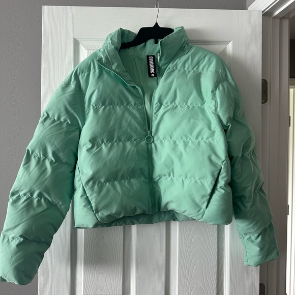 Gymshark | Jackets & Coats | Gymshark Mint Green Puffer Jacket | Poshmark